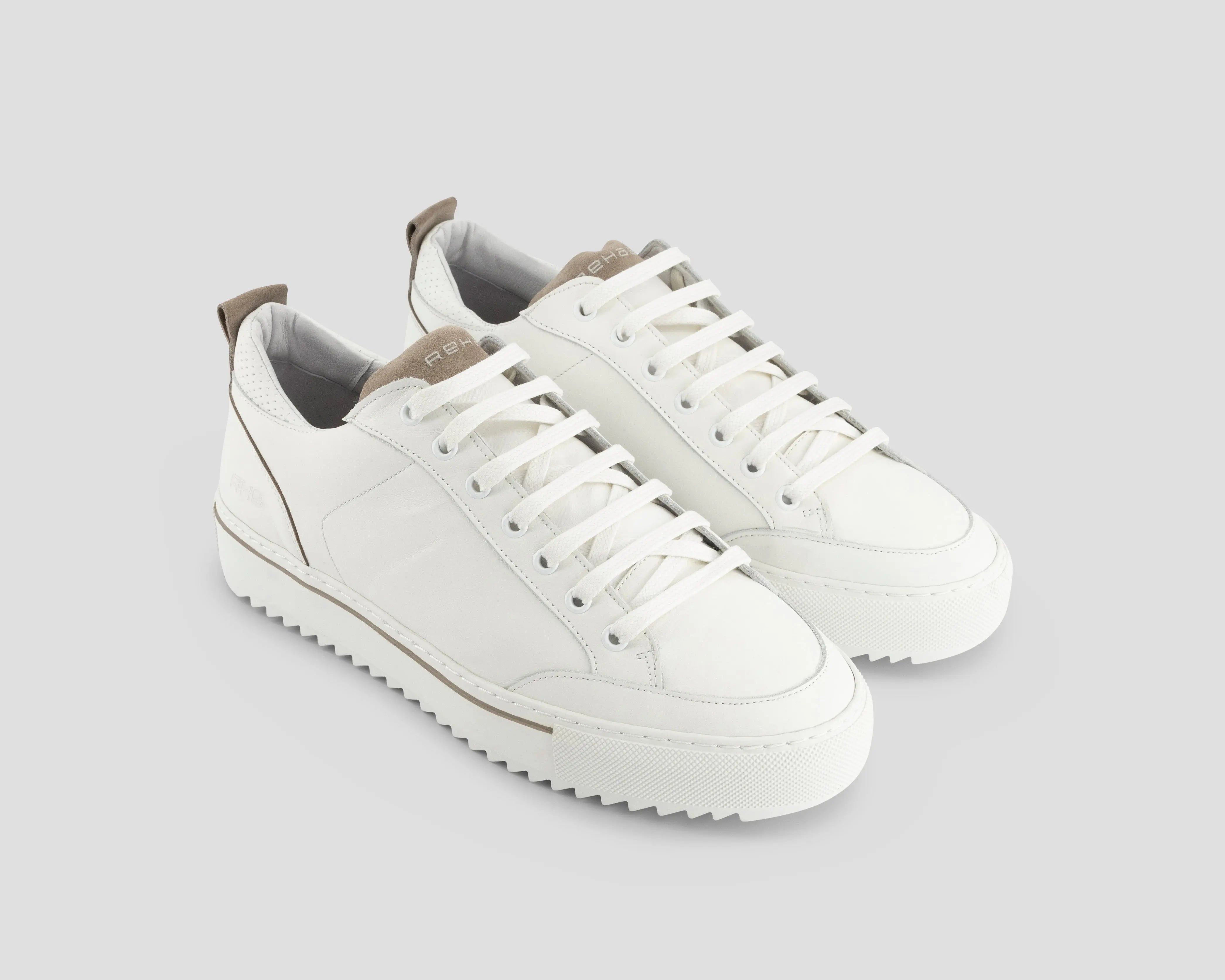 Rehab Footwear | Crash | Wit-khaki sneaker