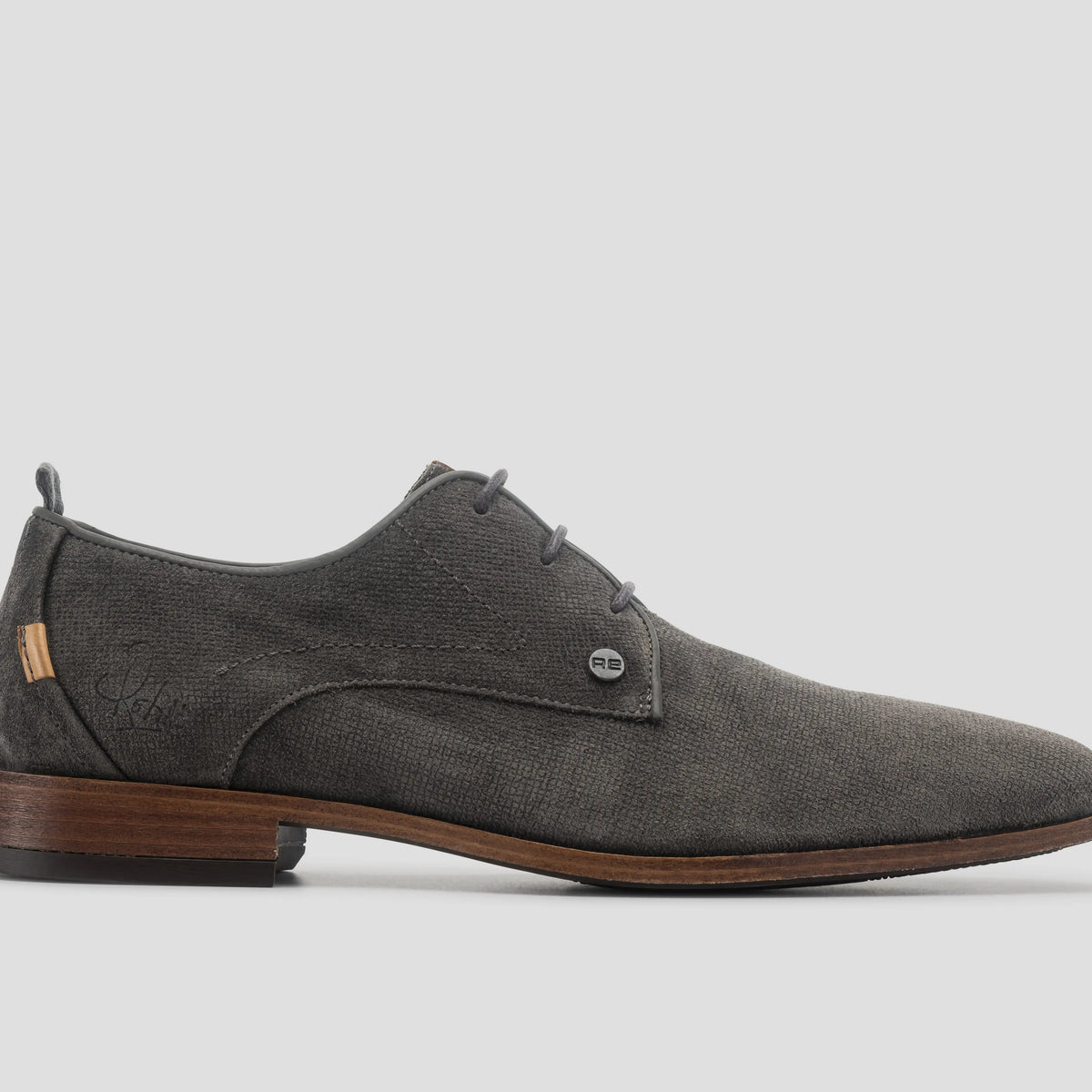 Greg Wall Sue | Donkergrijze nette schoenen – Rehab Footwear