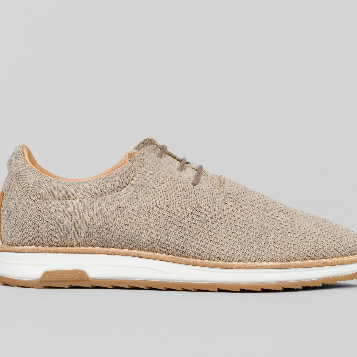 Rehab Footwear | Nolan Knit | Sand lace-up shoes | Official webshop