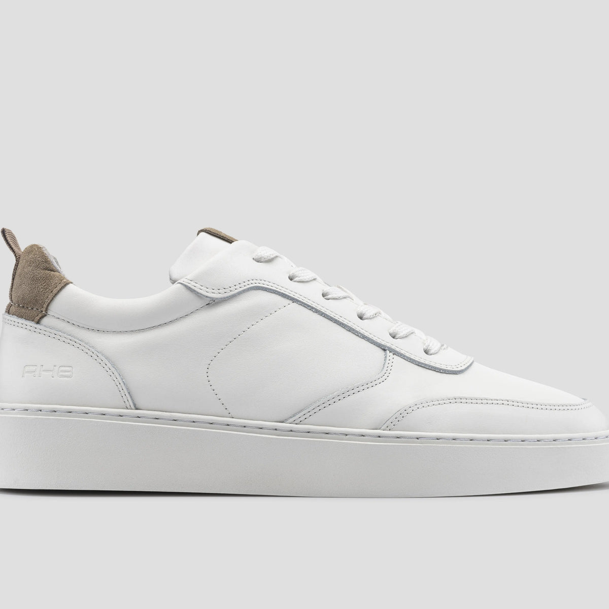 Oliver Lthr | White-khaki sneakers | REHAB Footwear – Rehab Footwear
